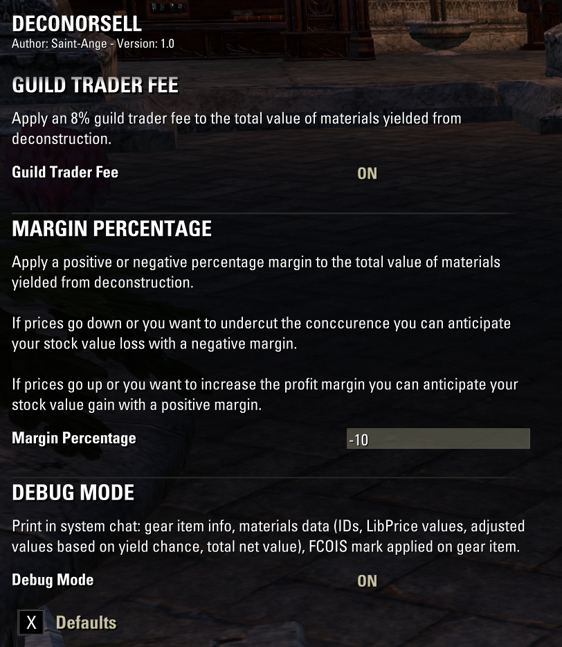 Auction House & Vendors : Elder Scrolls Online AddOns