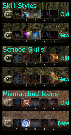 Custom Ability Icons : Action Bar Mods : Elder Scrolls Online AddOns