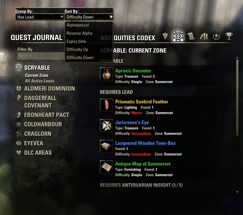 GammaScry : Utility Mods : Elder Scrolls Online AddOns