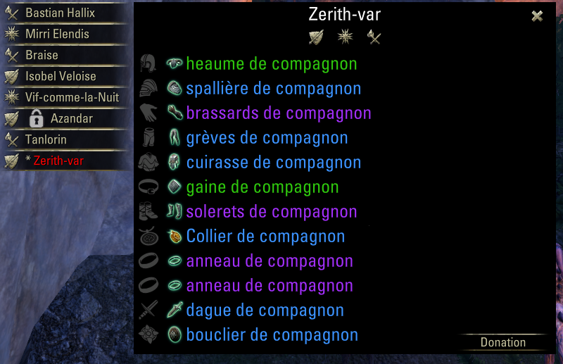 Companion Stuff Tracker : Bags, Bank, Inventory : Elder Scrolls Online ...