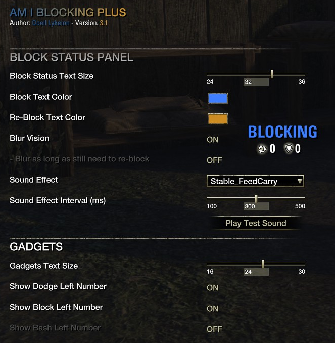Am I Blocking Plus : Plug-Ins & Patches : Elder Scrolls Online AddOns