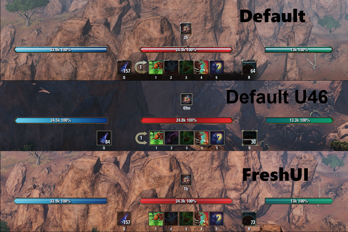FreshUI - New UI Look : Graphic UI Mods : Elder Scrolls Online AddOns