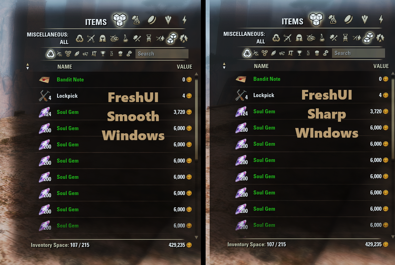FreshUI - New UI Look : Graphic UI Mods : Elder Scrolls Online AddOns