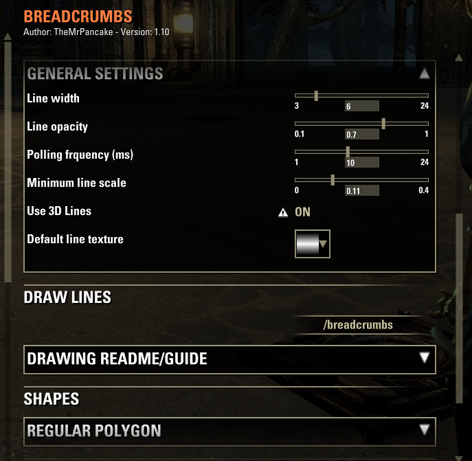 Breadcrumbs : Raid Mods : Elder Scrolls Online AddOns