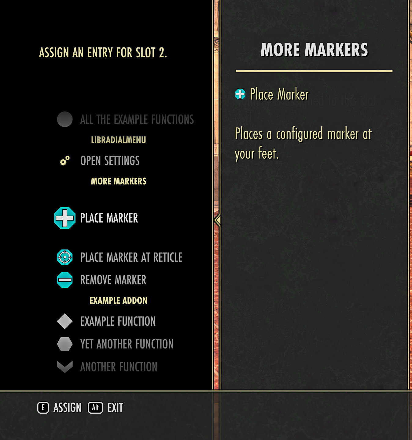LibRadialMenu - Console Library : Discontinued & Outdated : Elder Scrolls Online AddOns